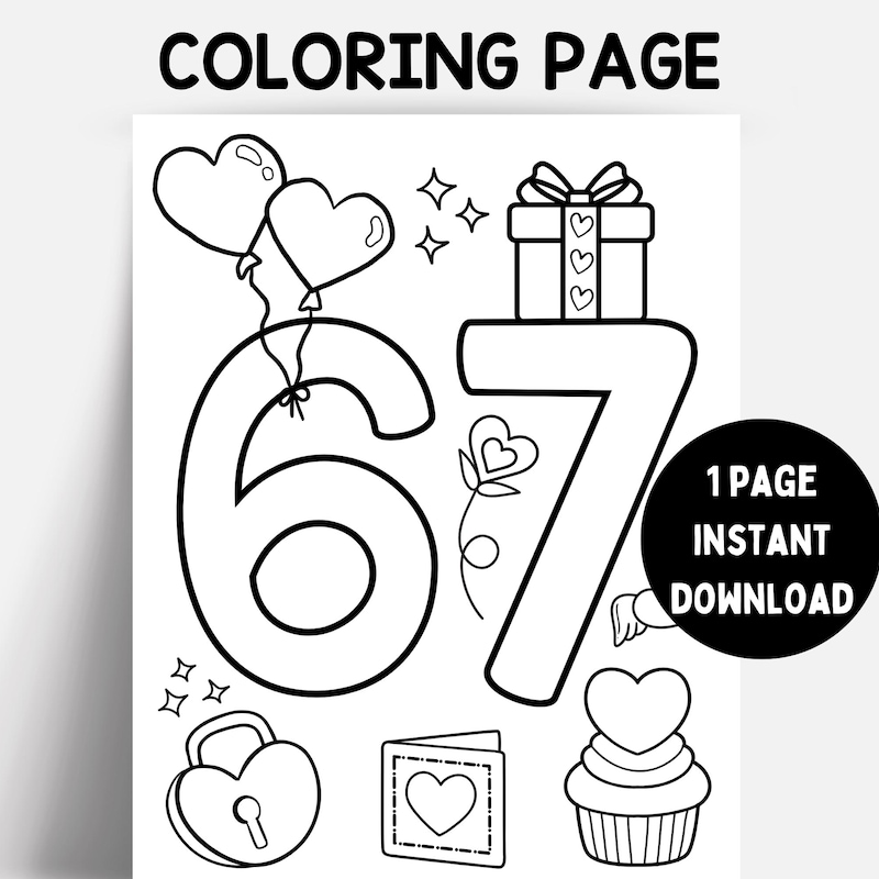 67 Coloring Sheets - Etsy Australia