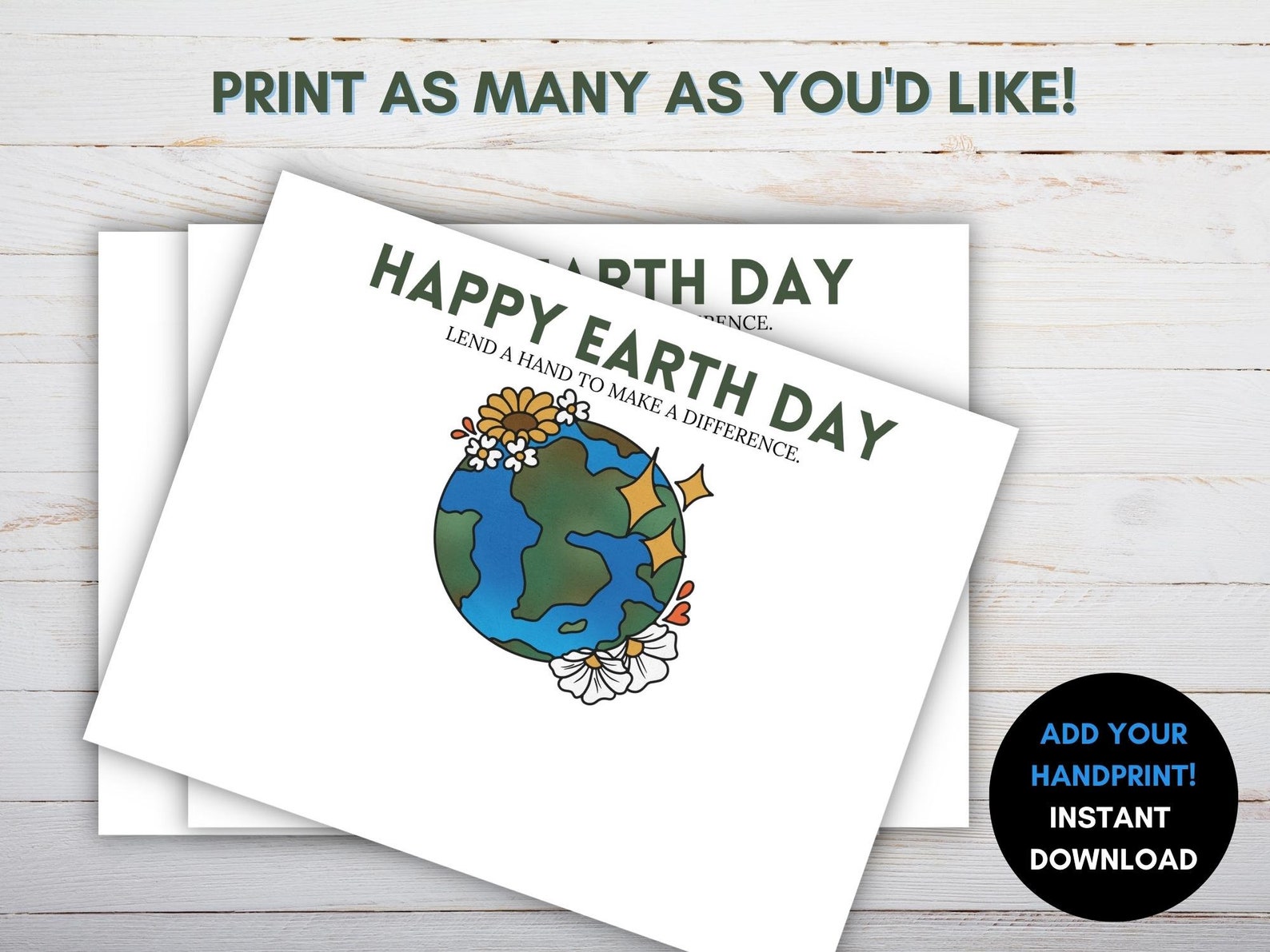Earth Day Handprint, Earth Day, Earth Day Activities, Earth Day ...