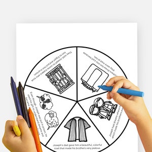 Joseph and His Brothers, Joseph and Coat of Many Colors, Printable ...