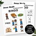 Jesus Heals a Withered Hand, Bible Story Bingo Cards, Miracles of Jesus ...