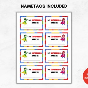 What's Your Superhero Name, Superhero Birthday Party Game for Kids and ...