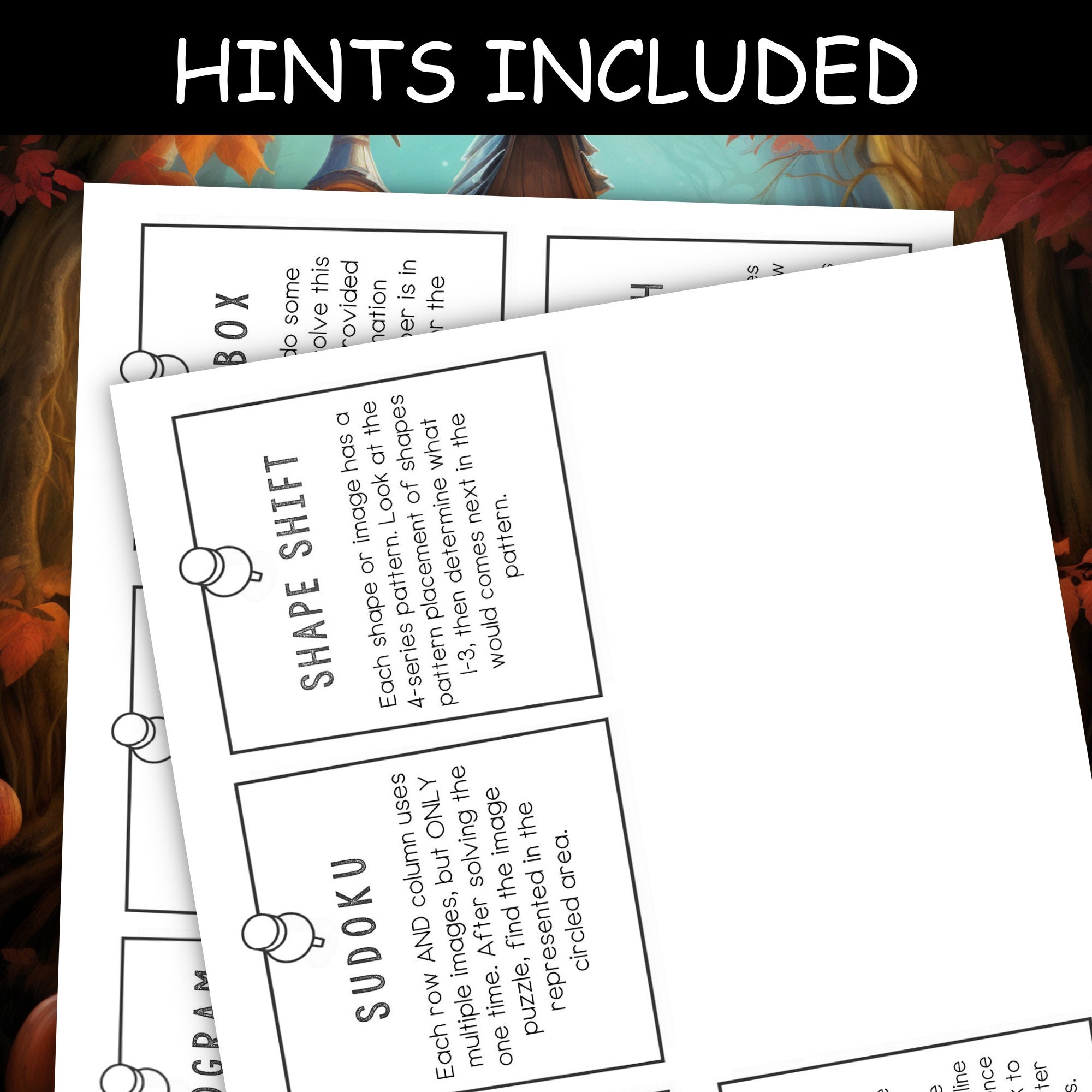 The Witch's Spell Room Escape Room, Halloween Escape Room, Printable ...