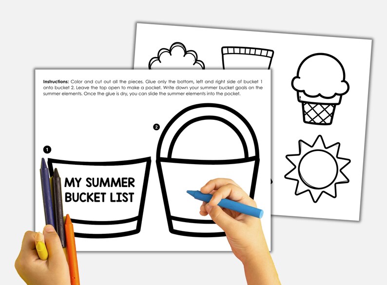 Summer Bucket List for Kids, End of Year Summer Goals and Activities ...