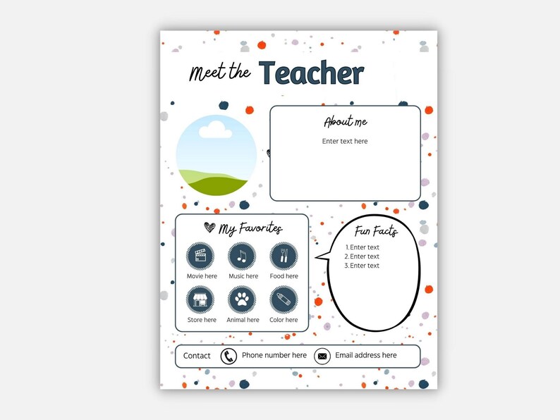 Meet the Teacher, Editable Meet the Teacher Template, School Newsletter ...