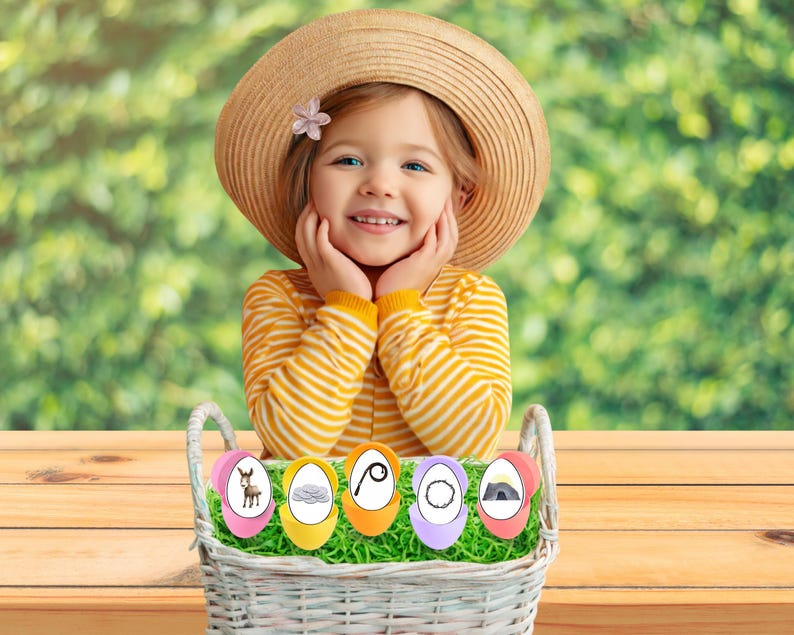 Printable Resurrection Eggs, Easter Bible Story, Sunday School Activity ...