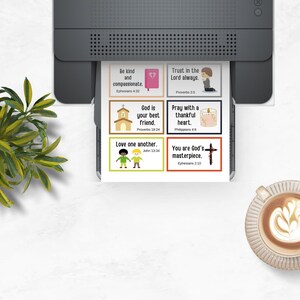 30 Biblical Affirmation Cards, Bible Verse Scripture Cards, Printable ...