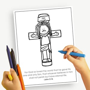 Crucifixion of Jesus, Good Friday Bible Lesson, Holy Week Printable ...