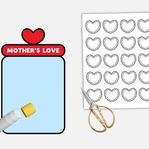 Mothers Day Bible Craft, Printable Christian Mom Gift From Kids, Easy ...