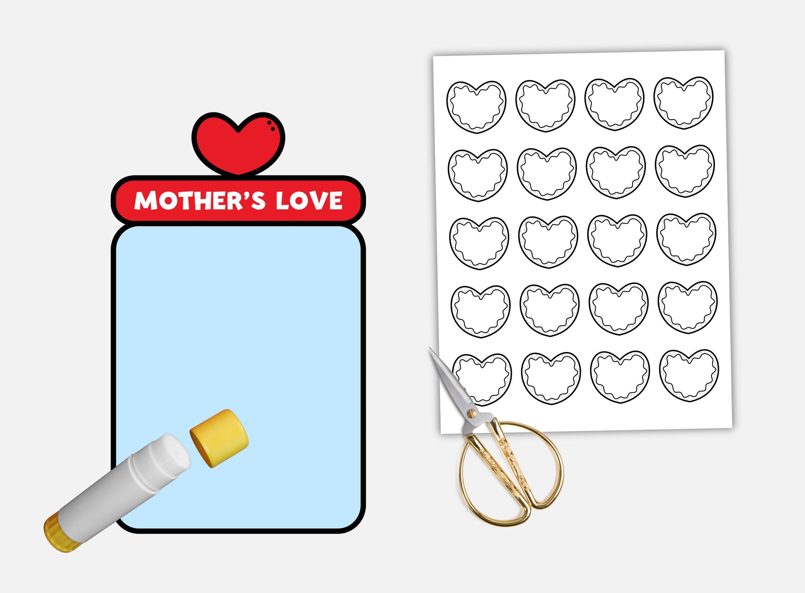 Mothers Day Bible Craft, Printable Christian Mom Gift From Kids, Easy ...