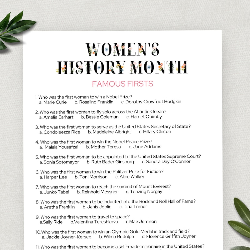 Womens History Month - Etsy