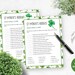 St Patricks Day Riddles, Fun St Paddys Activity for Kids and Adults, St ...