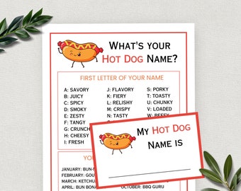 Hot Dog Riddles, Fun Hot Dog Theme Party Game for Kids and Adults ...