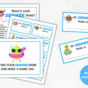 20 Printable Summer Games, Fun Summer Activities for Kids and Adults ...