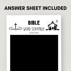 Printable Bible Word Scramble, Bible Games, Fun Christian Youth Group ...