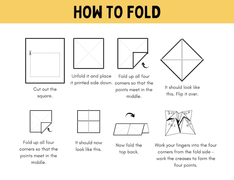 Parable of the Lost Coin, Printable Cootie Catcher, Sunday School Craft ...