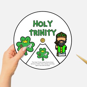 Shamrock Holy Trinity Bible Lesson, Christian St Patricks, Holy Spirit ...