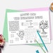 Moses and the Burning Bush, Printable Bible Activity Placemat, Sunday ...