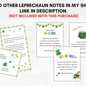Printable Leprechaun Letter, Leprechaun Trap Note, St Patricks Day ...