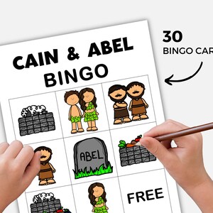 Cain and Abel, Kids Bible Lesson, VBS Activity Pack, Genesis Sunday ...