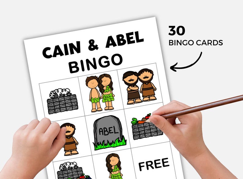 Cain and Abel, Kids Bible Lesson, VBS Activity Pack, Genesis Sunday ...