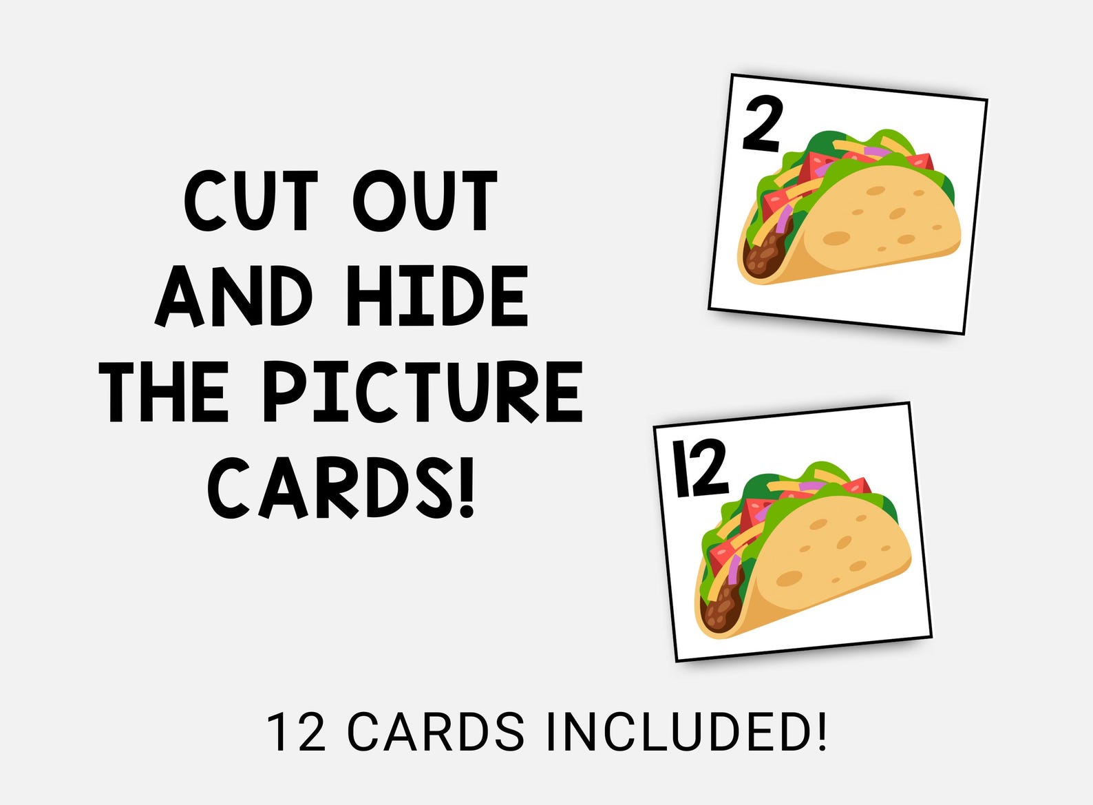 Taco Scavenger Hunt, Cinco De Mayo Games, Taco Tuesday, Kids Fiesta ...