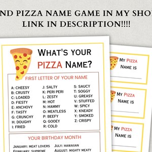 Printable Pizza Riddles, Pizza Birthday Party Game, Icebreaker, Slumber ...