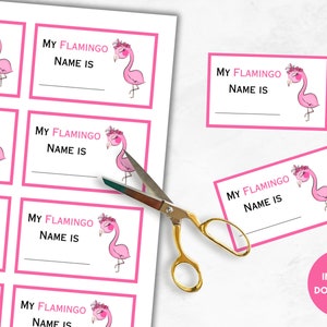 Whats Your Flamingo Name, Summer Party Game for Kids and Adults, Pink ...