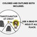 Transfiguration of Christ, Printable Bible Coloring Wheel, Life of ...