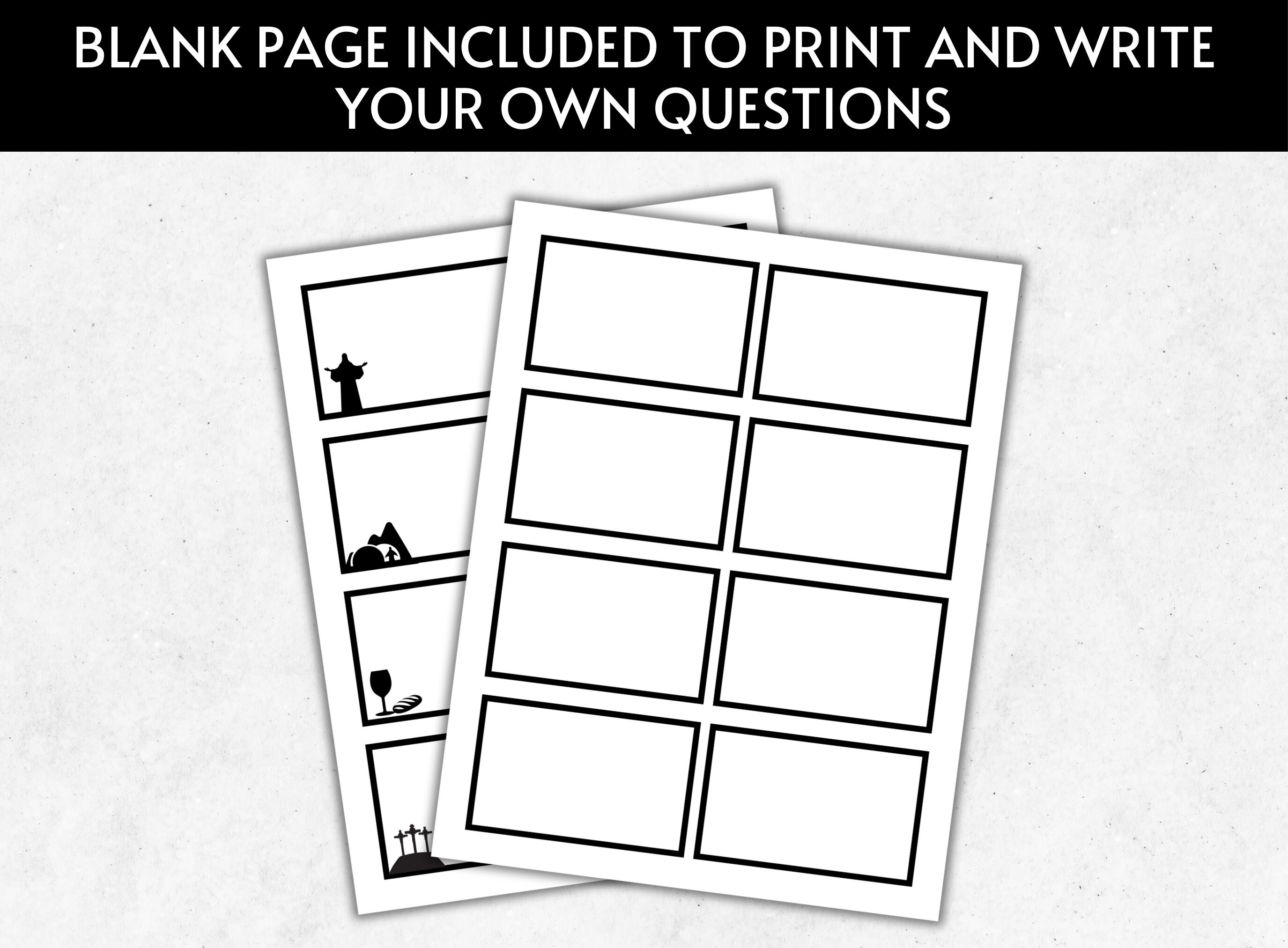 Easter Bible Trivia, Printable Sunday School Activity, the Easter Story ...