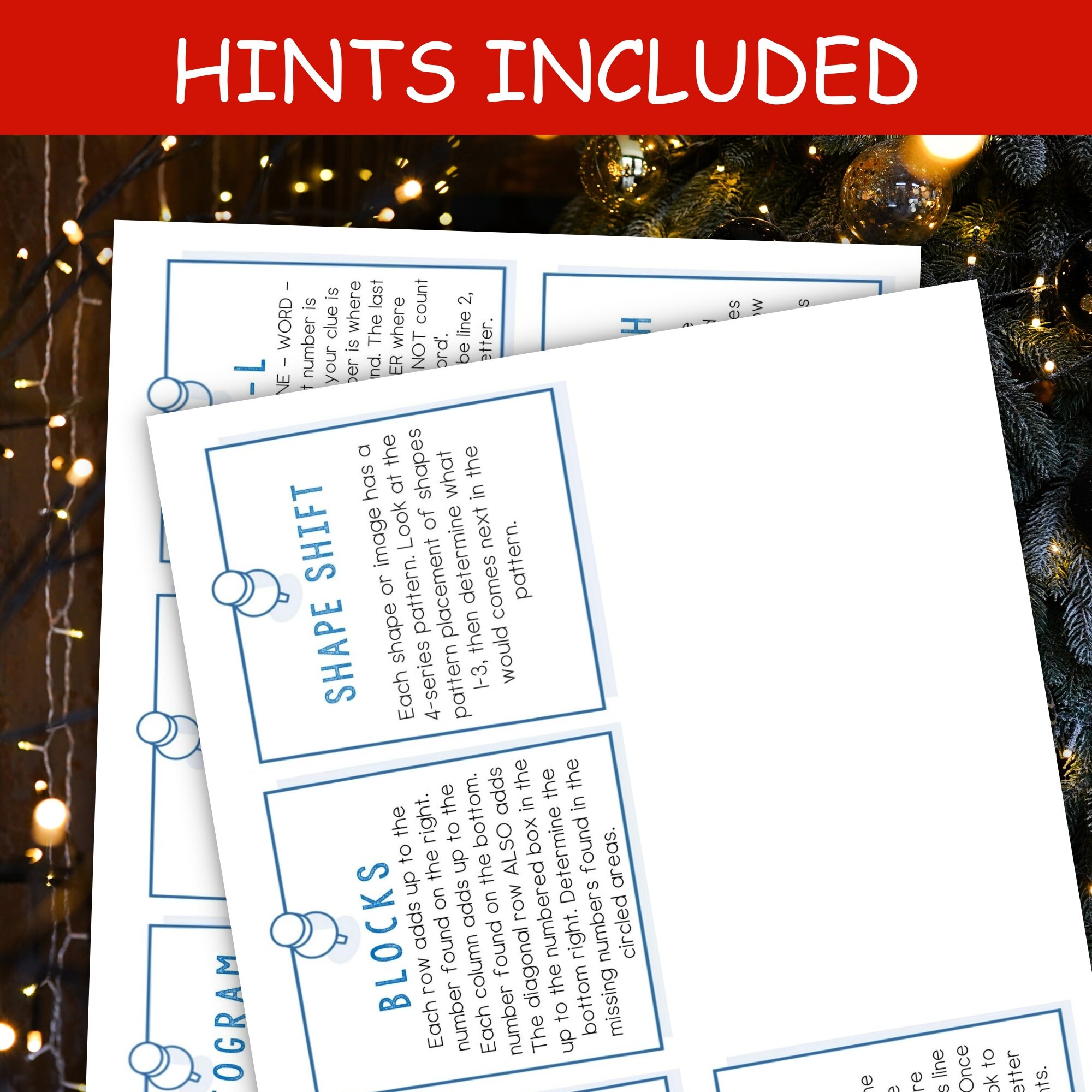 Christmas Escape Room, Missing Reindeer Escape Room Kit, Printable ...