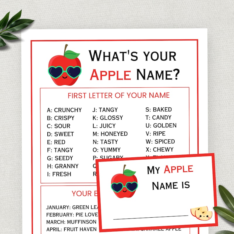 Apple Party - Etsy