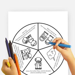 Jesus Turns Water Into Wine, Miracles of Jesus, Printable Bible ...