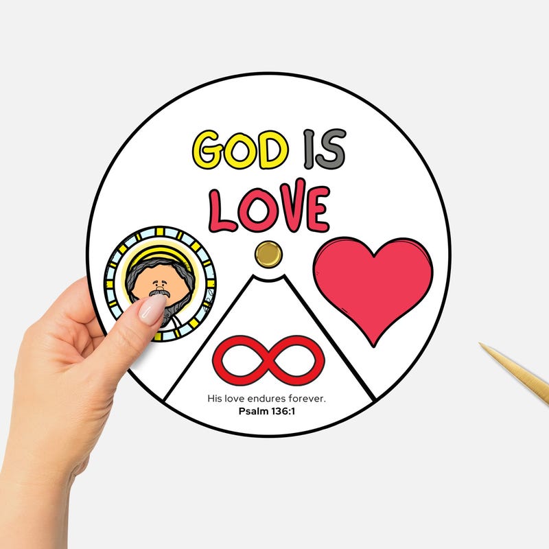 God is Love Craft - Etsy