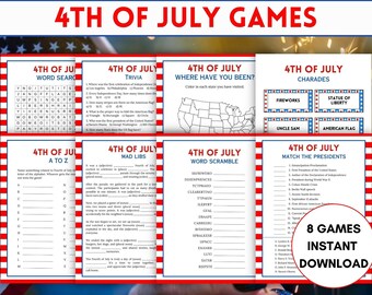 4th of July Who Sang It Printable Game, Independence Day Party Games ...