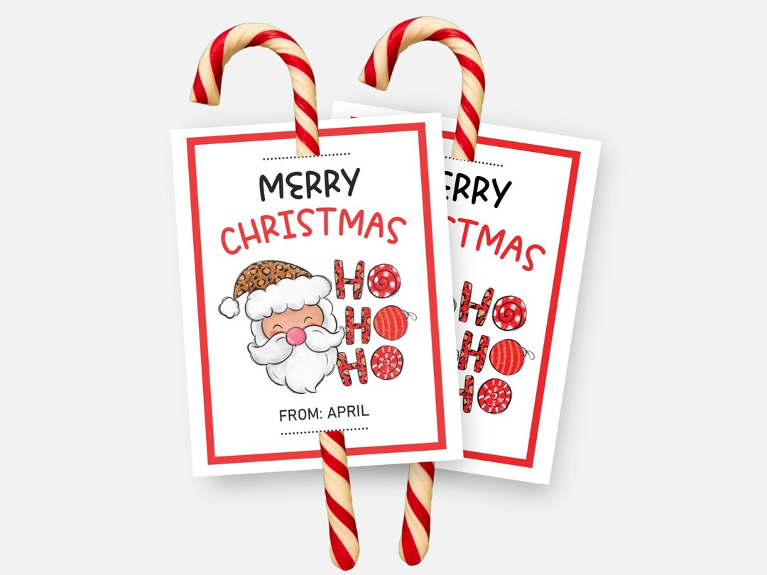Candy Cane Holder, Printable Candy Cane Gram, Christmas Candy Cane Tags ...