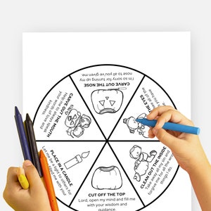 Pumpkin Carving Christian Halloween Activity, Printable Pumpkin Prayer ...