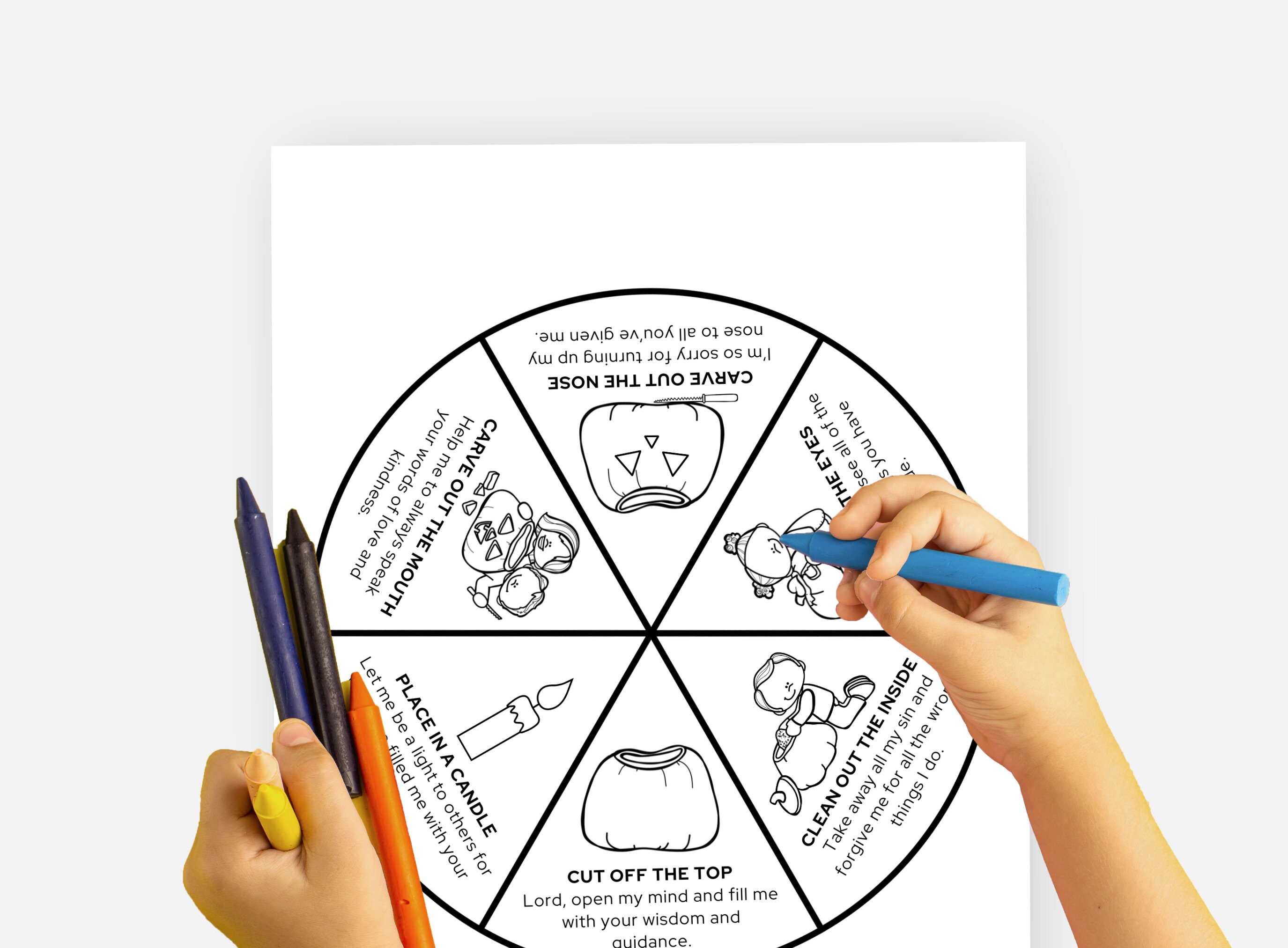 Pumpkin Carving Christian Halloween Activity, Printable Pumpkin Prayer ...