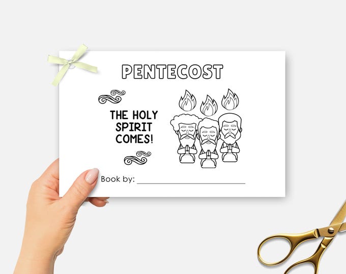 Printable Pentecost Craft Activity | Pentecost Coloring Bookmarks ...