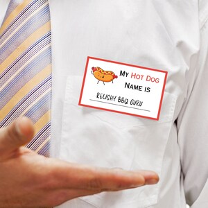 Whats Your Hot Dog Name, Hot Dog Party Game for Kids and Adults ...