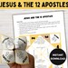 Jesus and the 12 Apostles, Printable Cootie Catcher, Sunday School ...