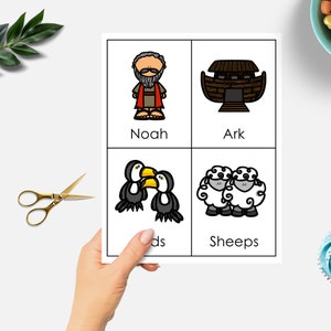 Noah's Ark, Printable Bible Scavenger Hunt, Sunday School Game, Kids ...