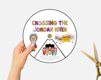 Crossing the Jordan River - Bible Craft - Etsy
