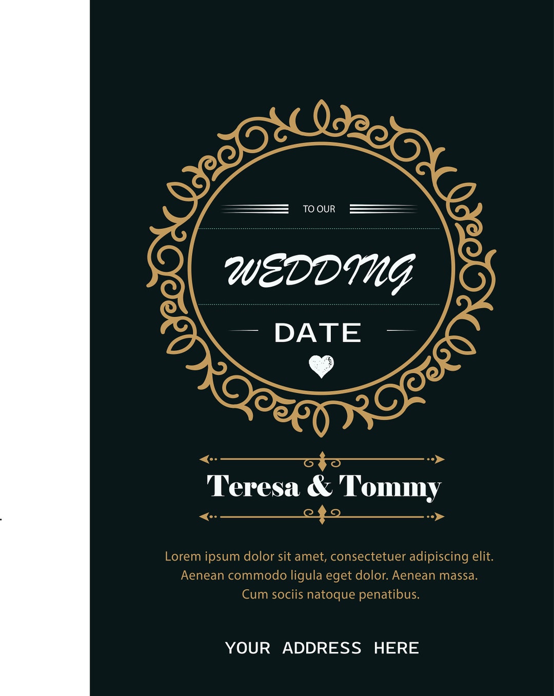 Party Invitation, It's Party Time, Colorful Invite, Simple Birthday ...