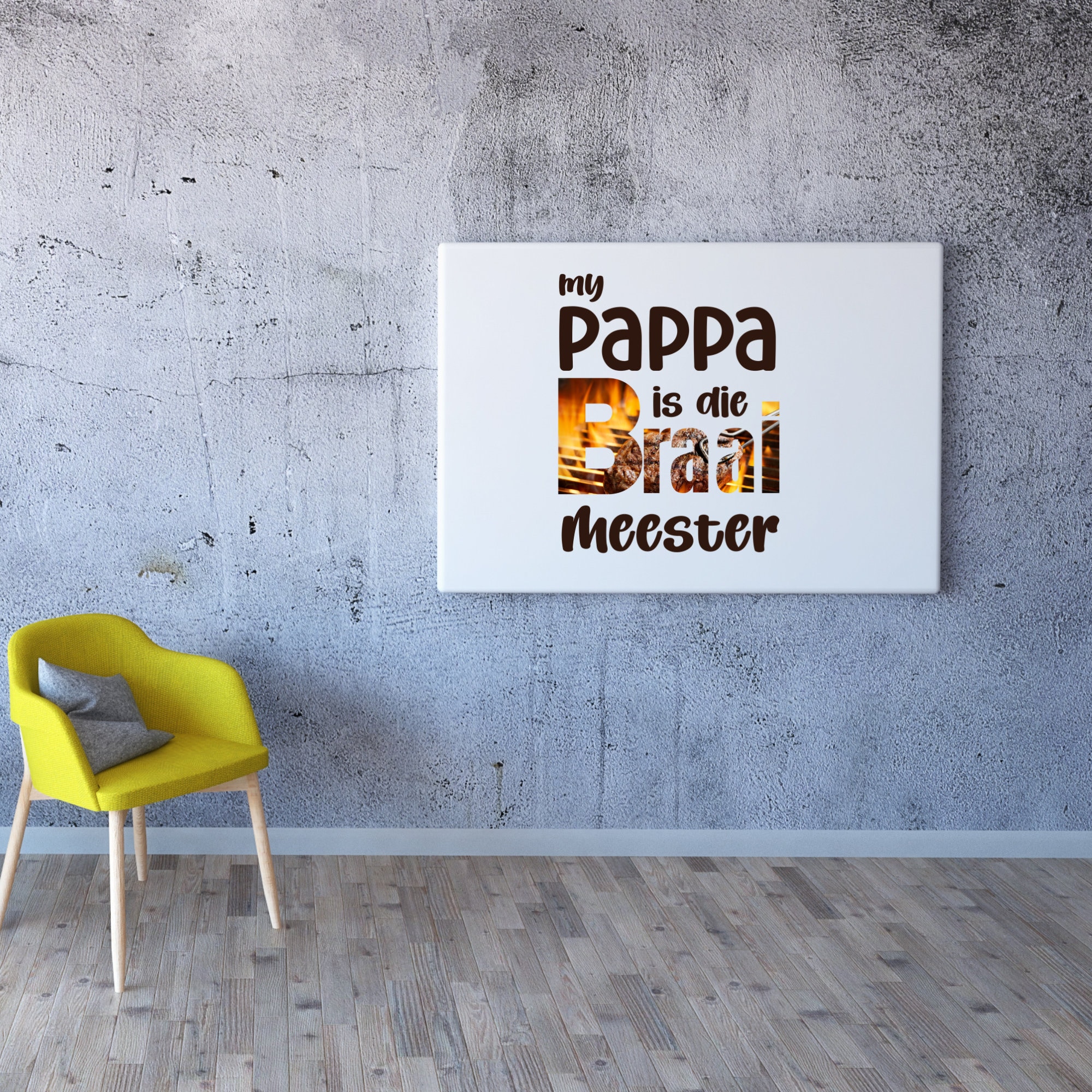 My Pappa is Die Braai Meester Design File Afrikaans Braai - Etsy