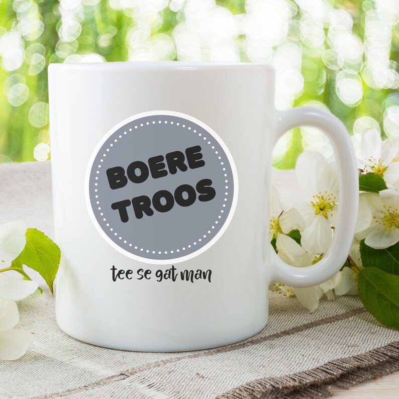 Boeretroos Afrikaans Cut Files | Afrikaans Coffee Lover Design | Suid ...