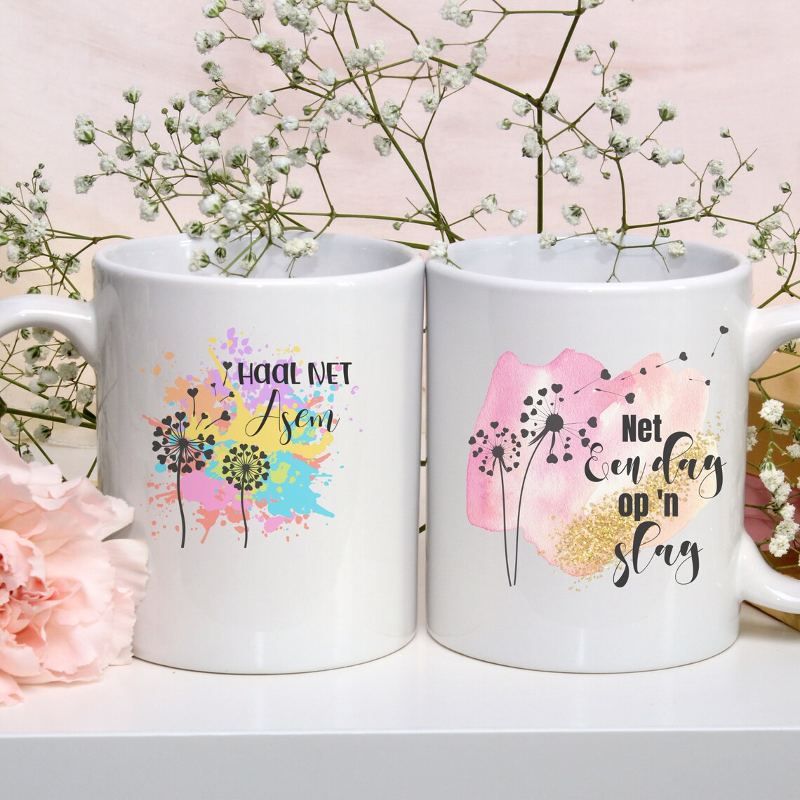 Afrikaans Dandelion Sublimation Files Haal Asem Png Maak N - Etsy