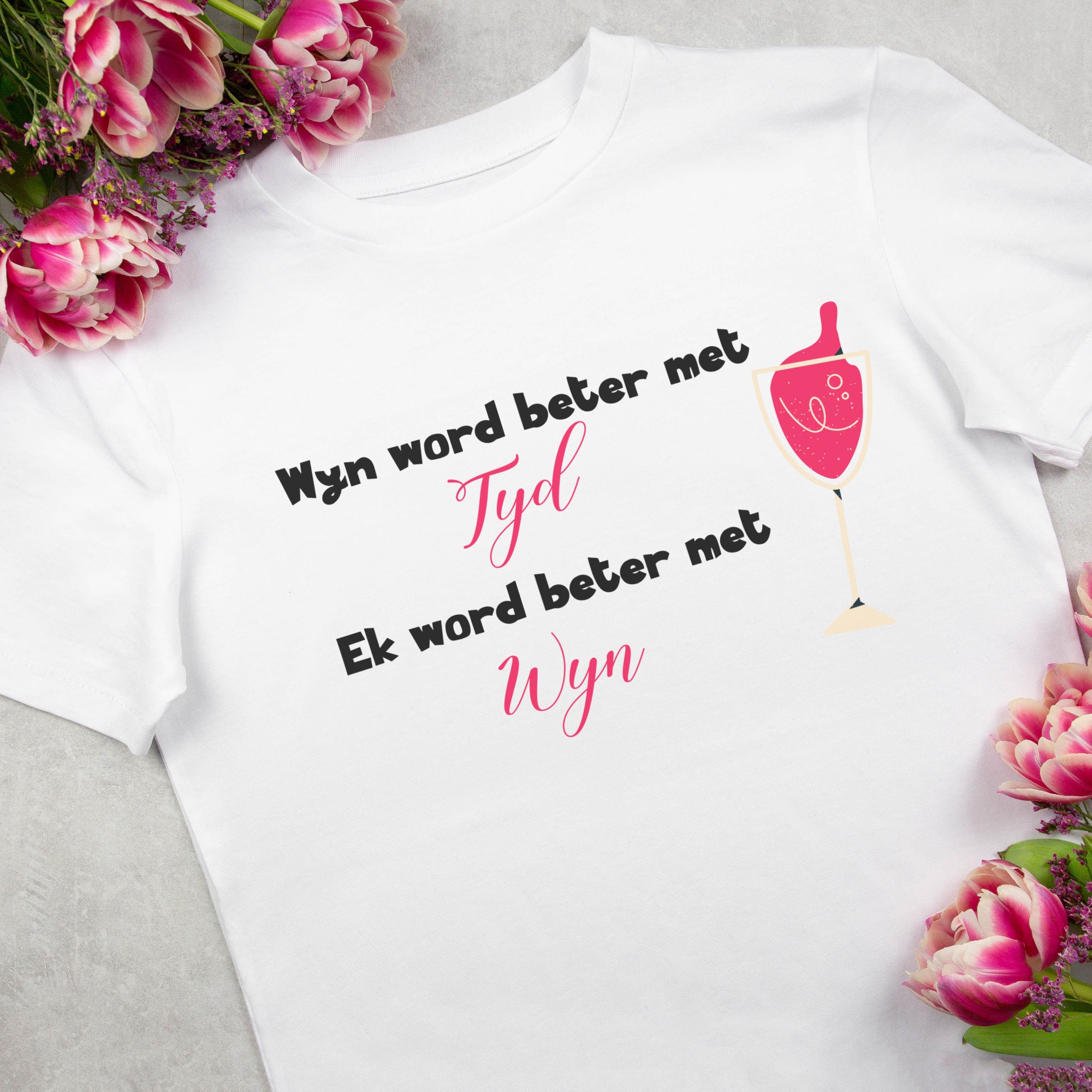 Afrikaans Cut Files Wyn Word Beter Met Tyd Instant Digital Download ...