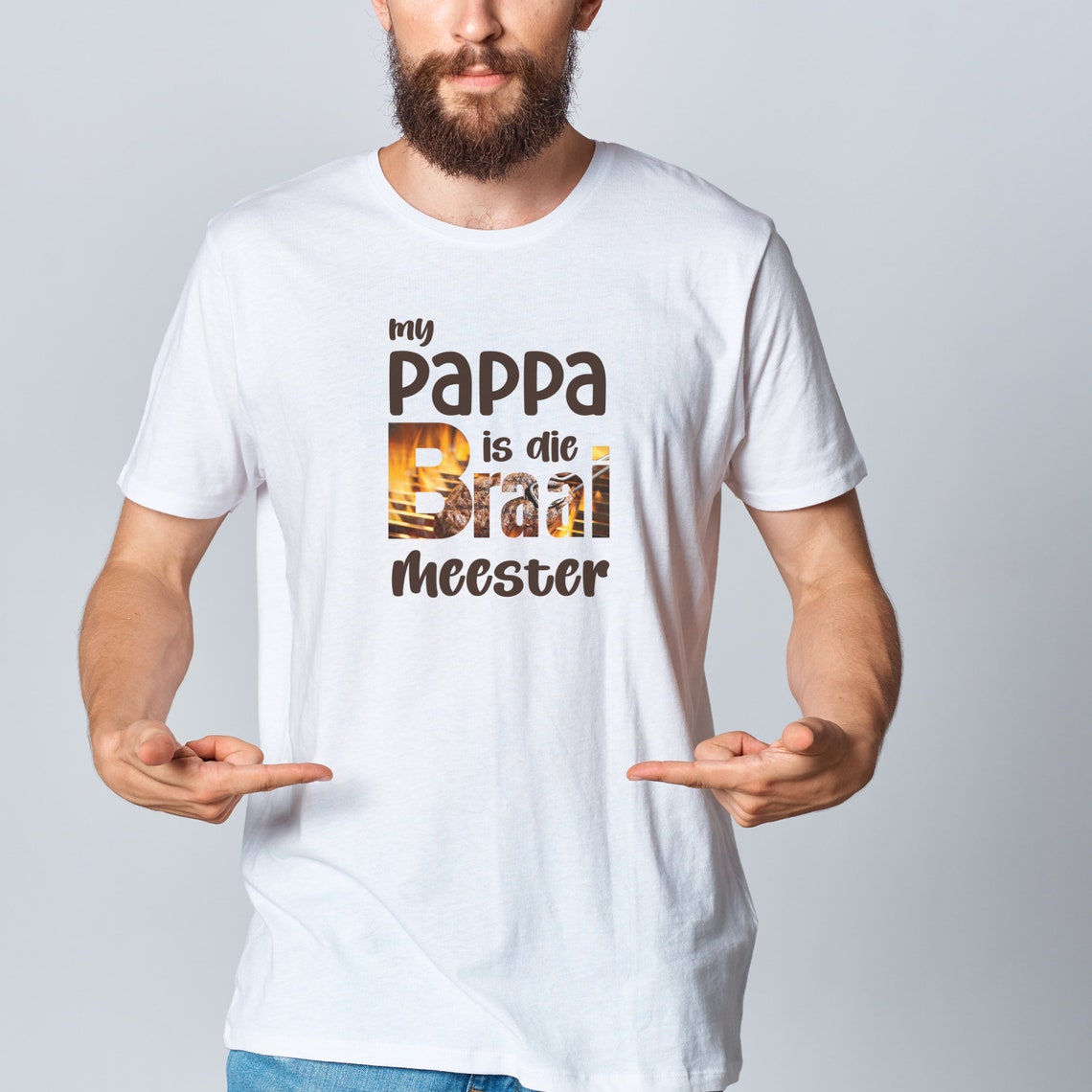 My Pappa is Die Braai Meester Design File Afrikaans Braai - Etsy