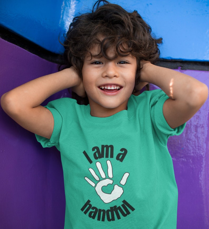 5th Birthday Png I Am a Handful Svg I Am 5 Svg 5th Birthday Svg Party T ...