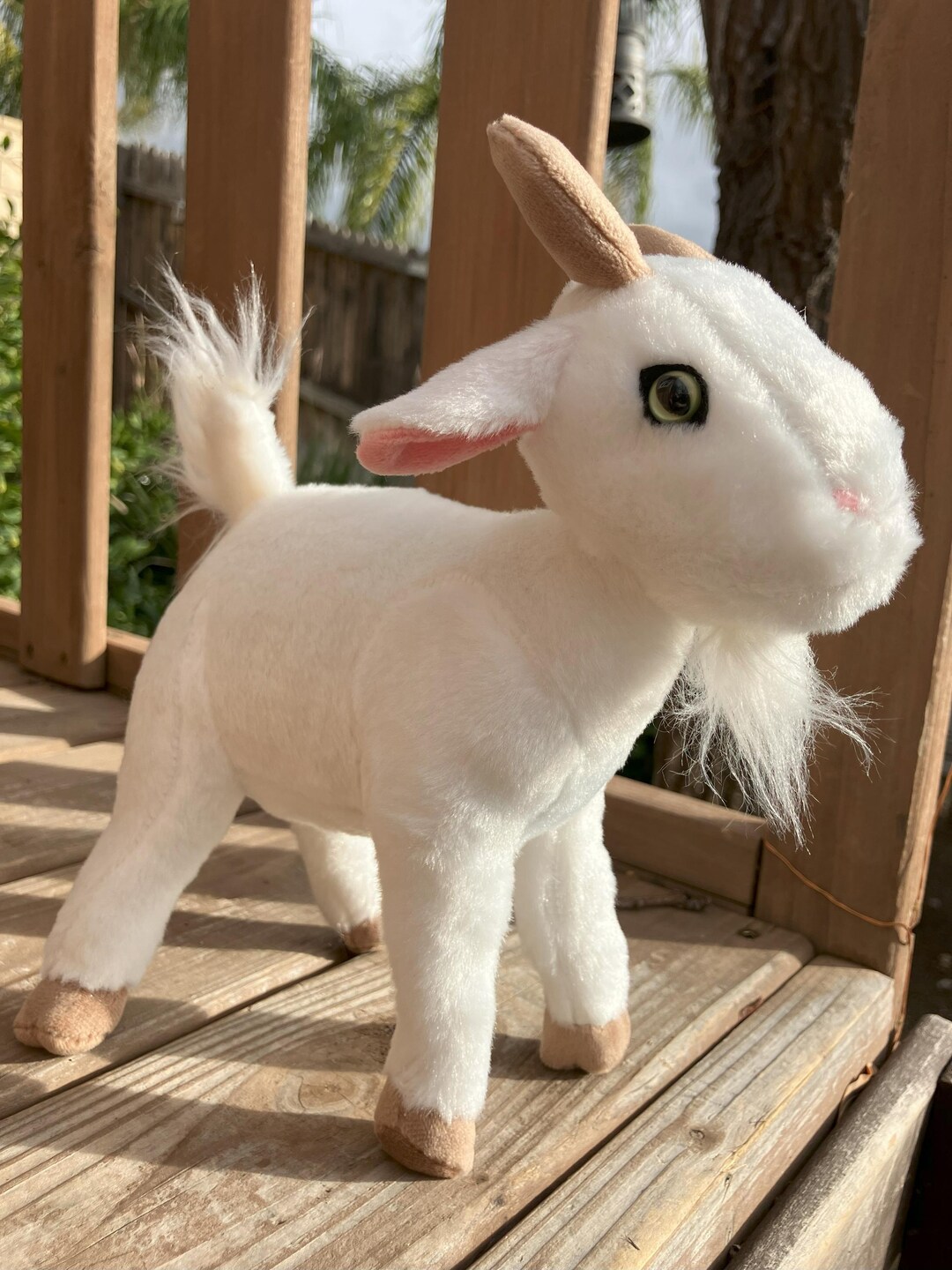 Lucy-lu - the White Baby Goat Plush - Etsy